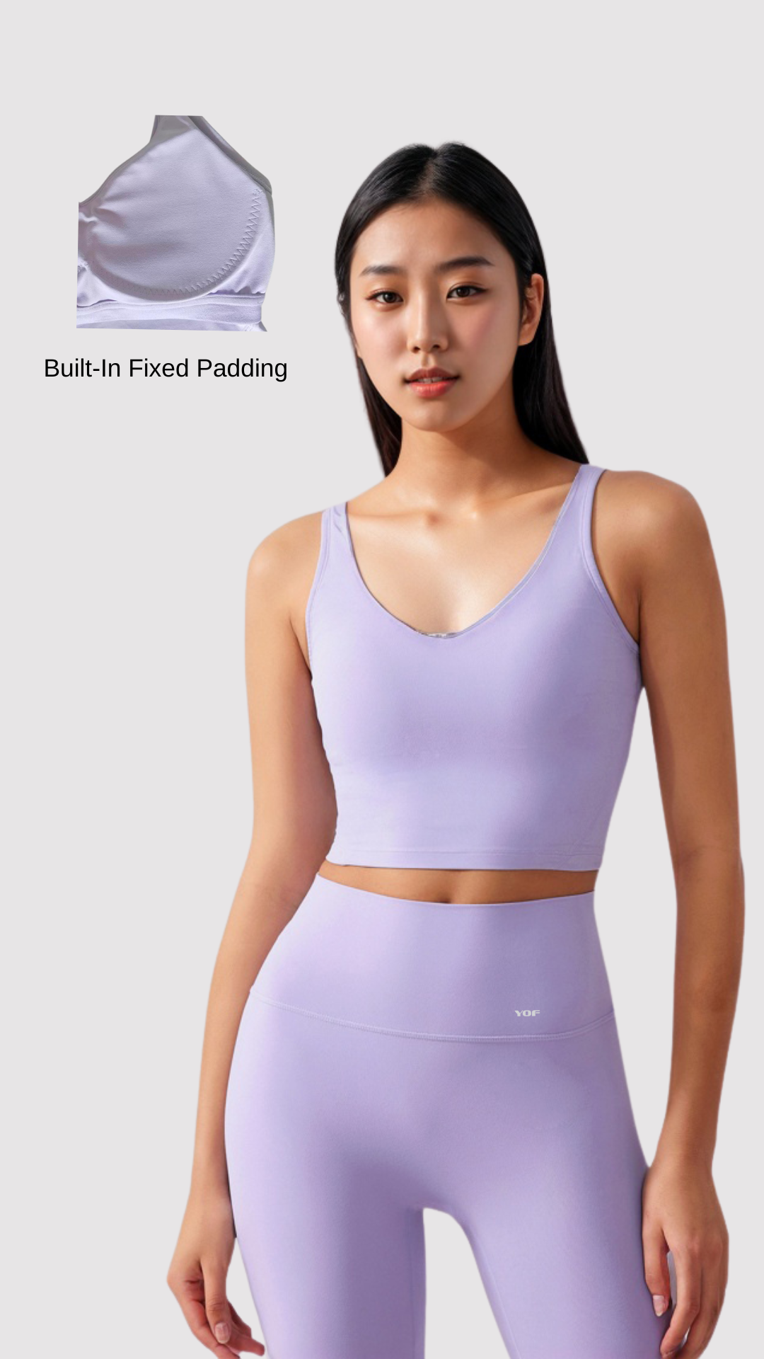 Momentum Longline Classic Top Built in Fixed Padding — YOF Athletica
