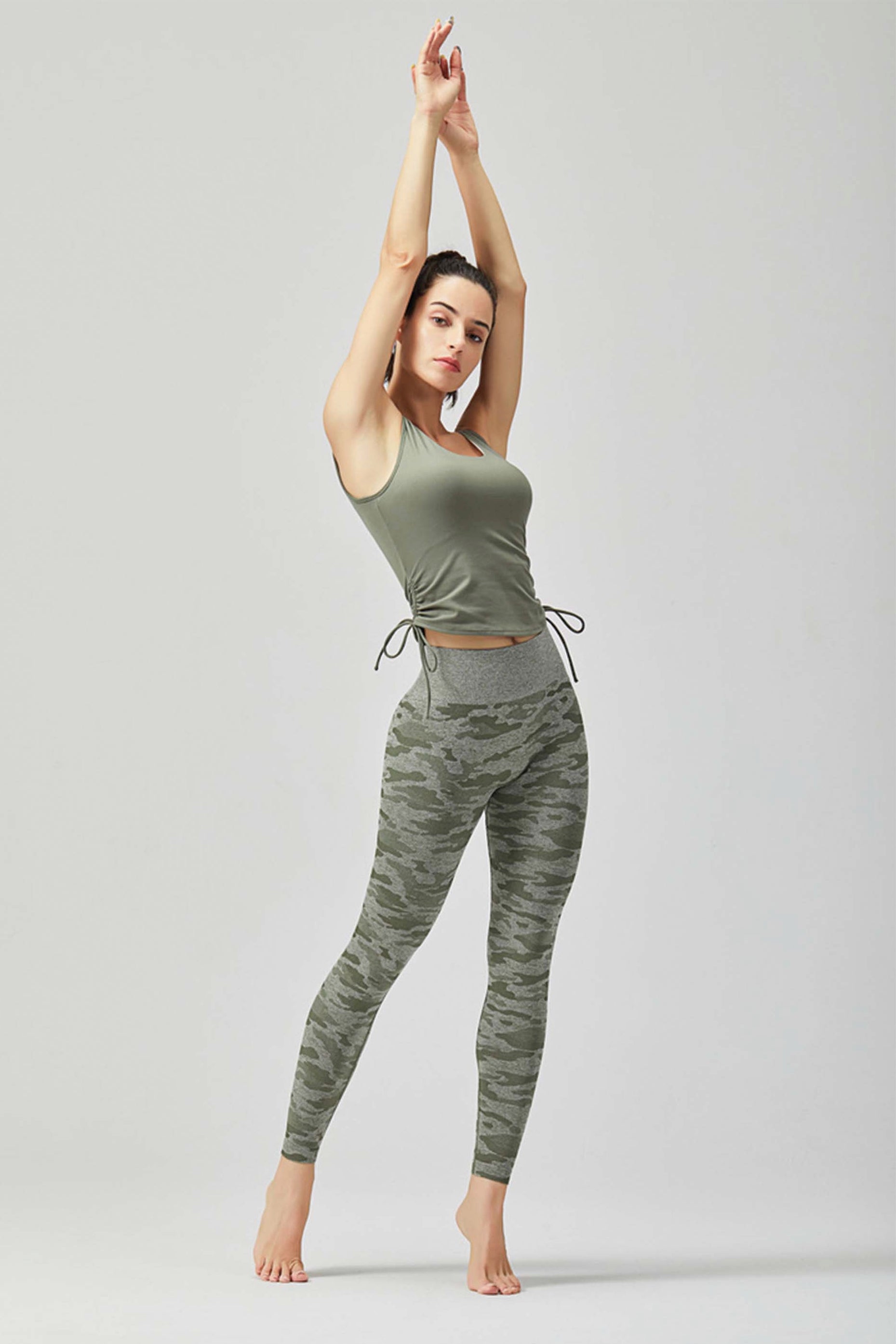 GLOW Drawstring Active Tanks — YOF Athletica